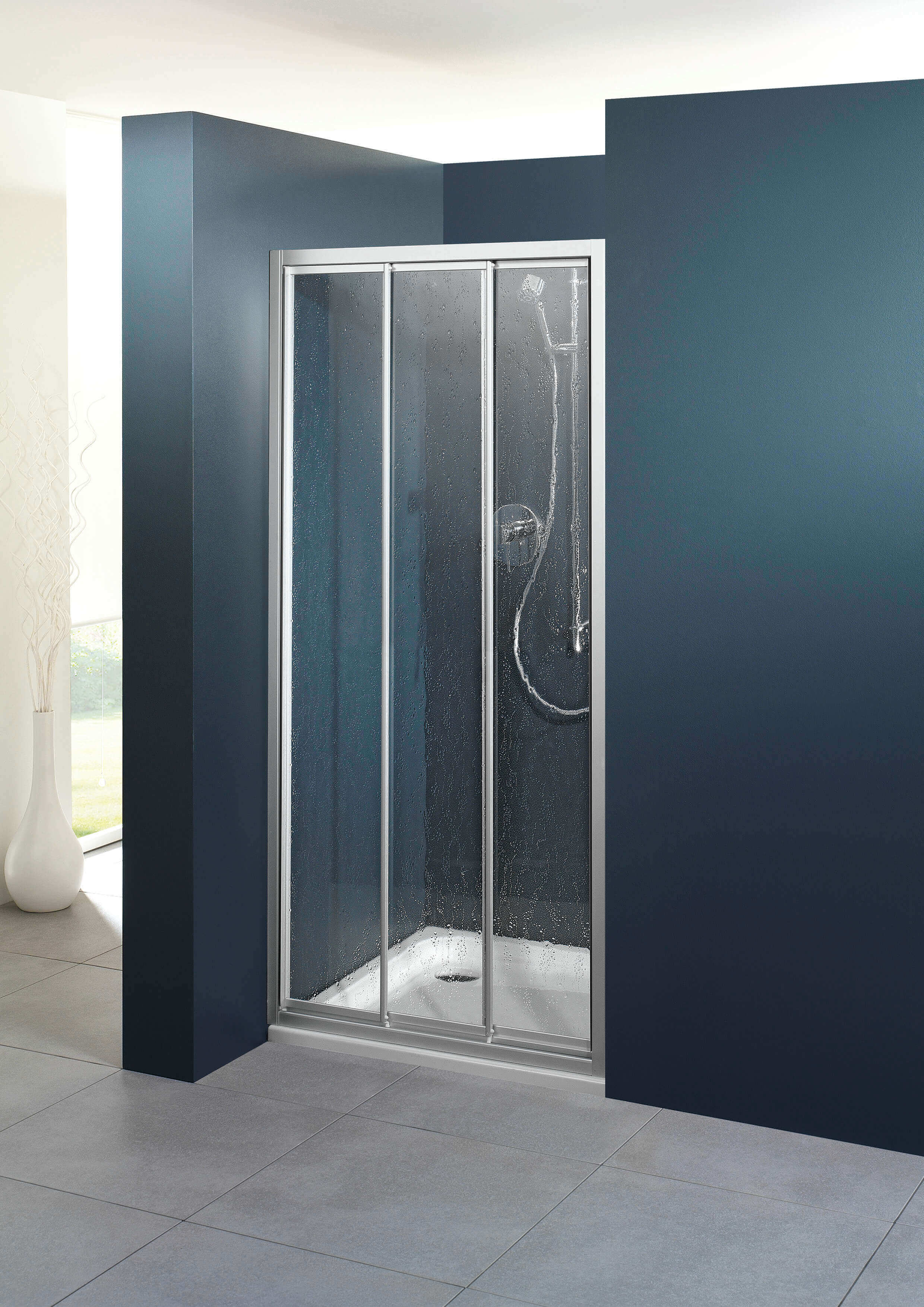 Dusche Schiebetur 3 Teilig